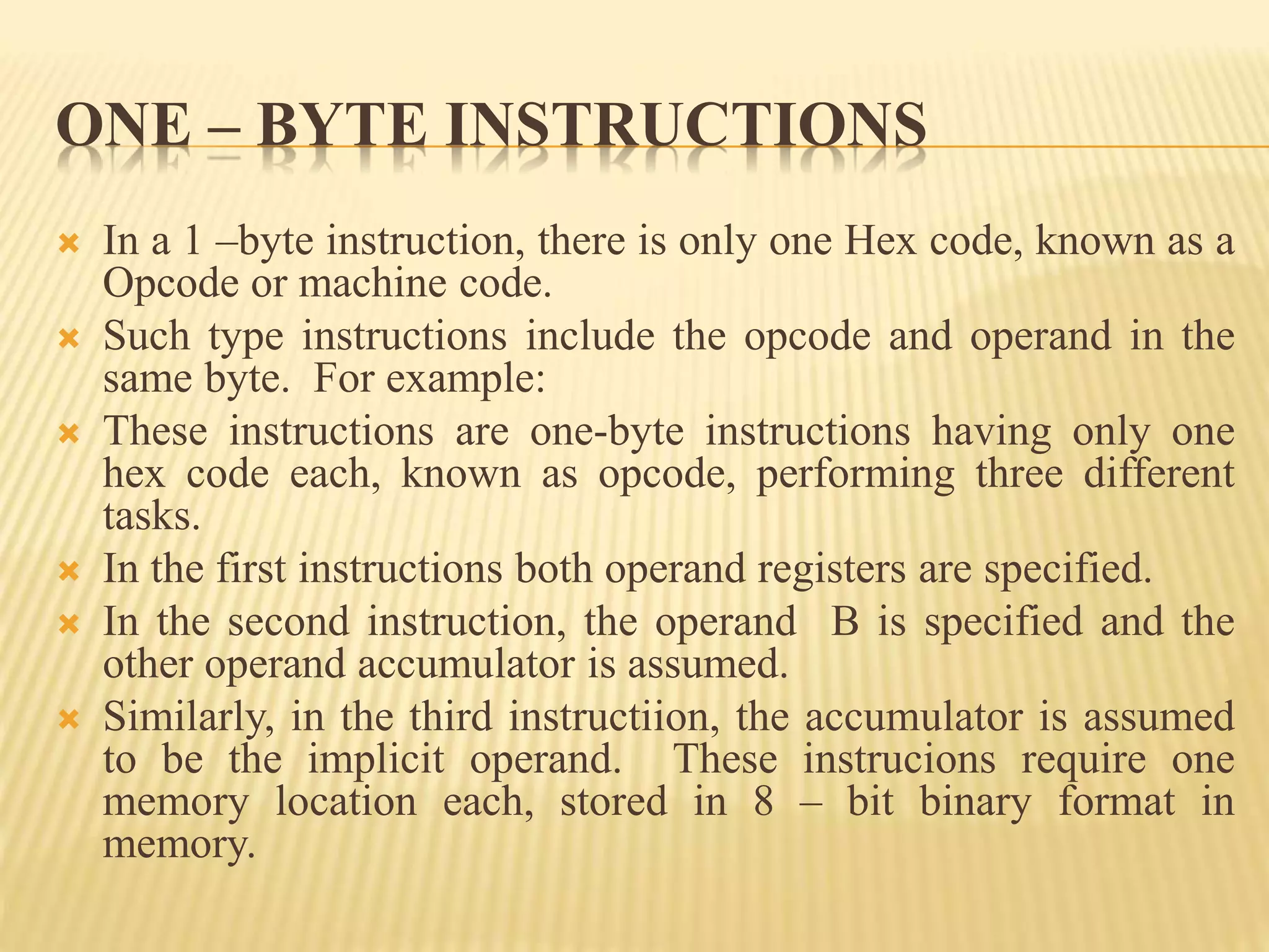 Microprocessor instructions | PPT