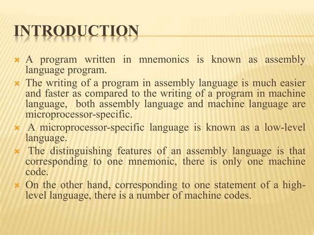 Microprocessor instructions | PPT