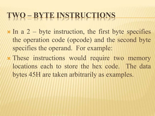 Microprocessor instructions | PPT