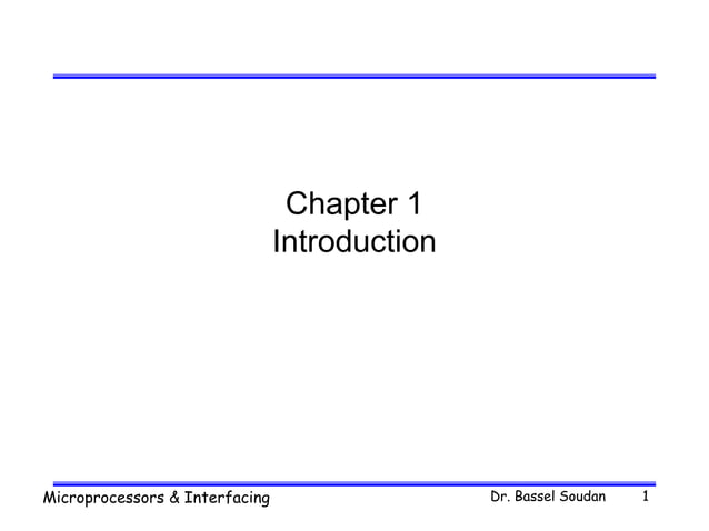 Microprocessor & interfacing.pptx | Operating Systems | Computer Software and Applications