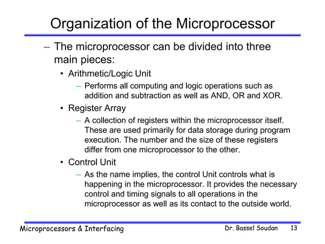 Microprocessor & interfacing.pptx | Operating Systems | Computer Software and Applications