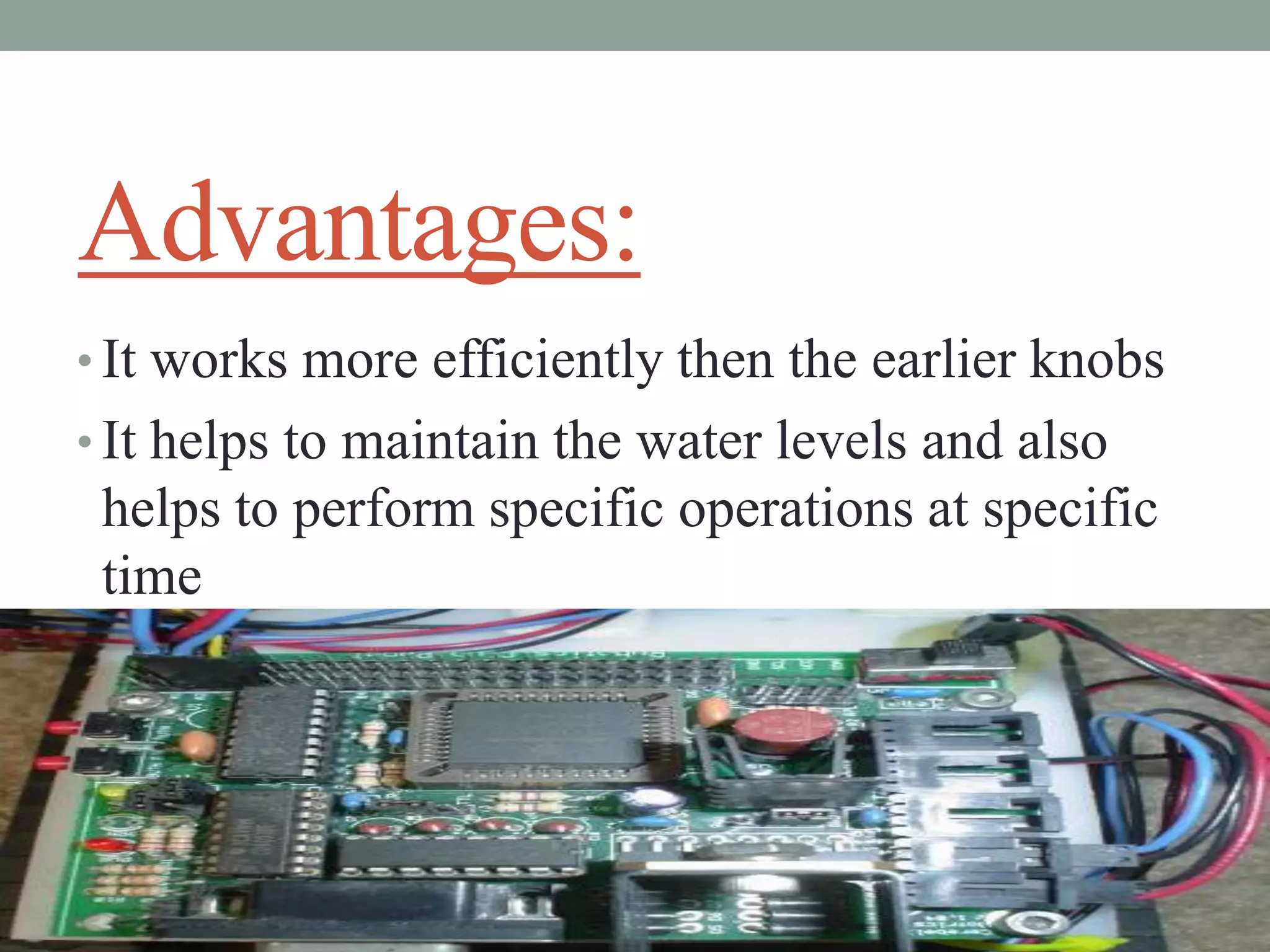 Microprocessor in washing machine | PPTX