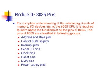 A microprocessor is the main component of a microcomputer system and is also called as CPU | PPT