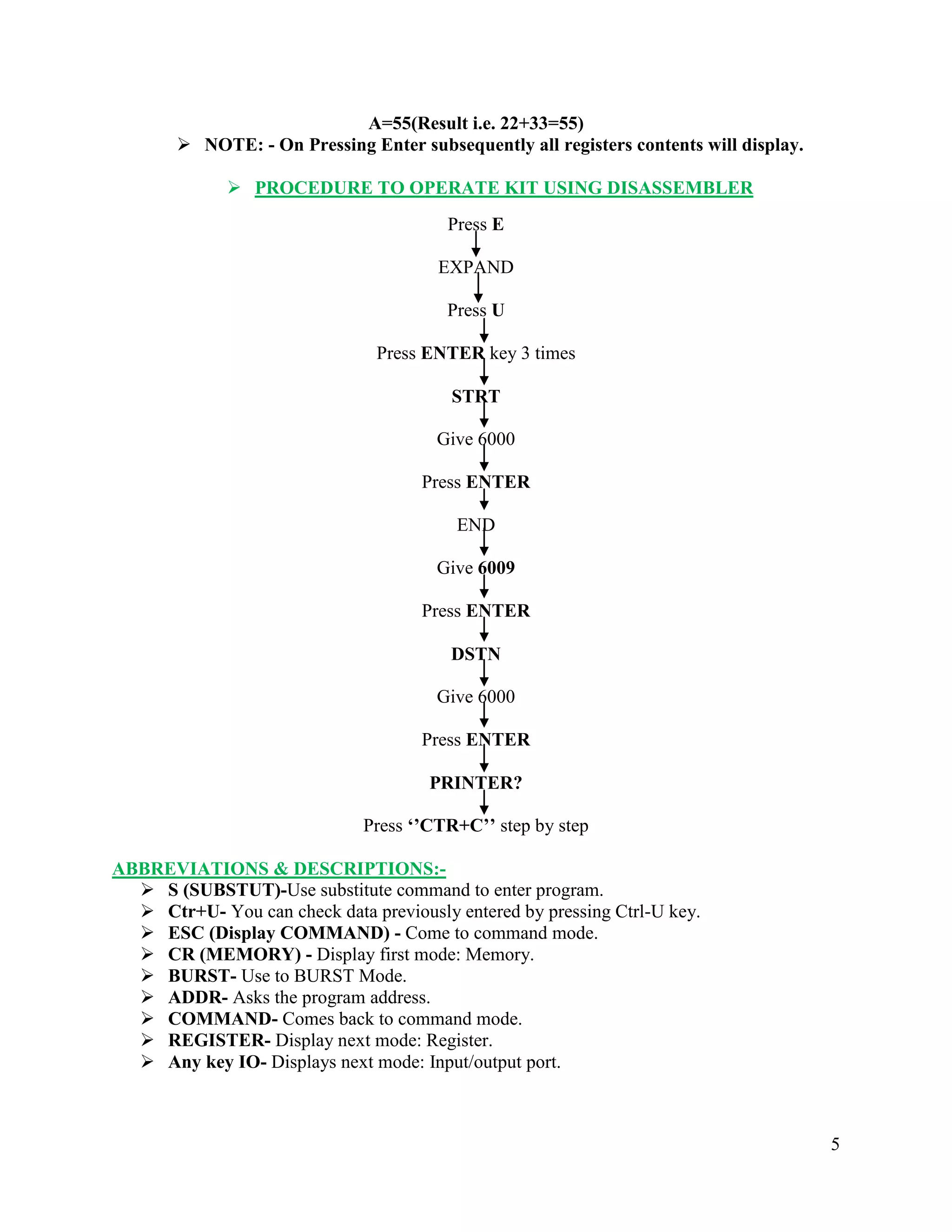 Microprocessor lab manual | PDF