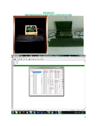 Microprocessor lab manual | PDF