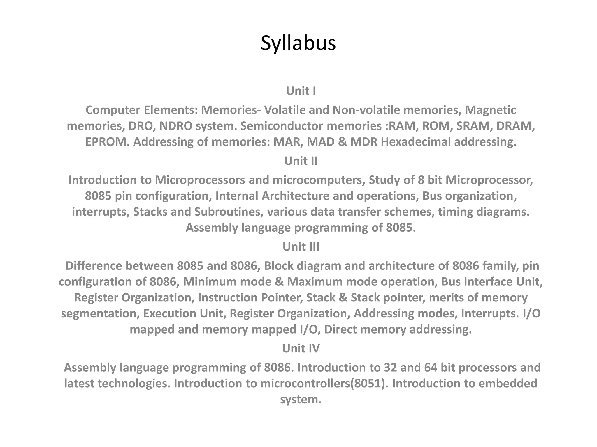 introduction of microprocessor | PPTX