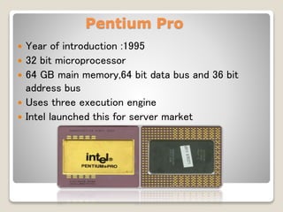 Evolution of Microprocessor | PPTX