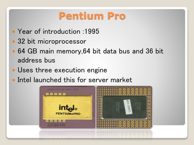Evolution Of Microprocessor Pptx Computing Technology And Computing