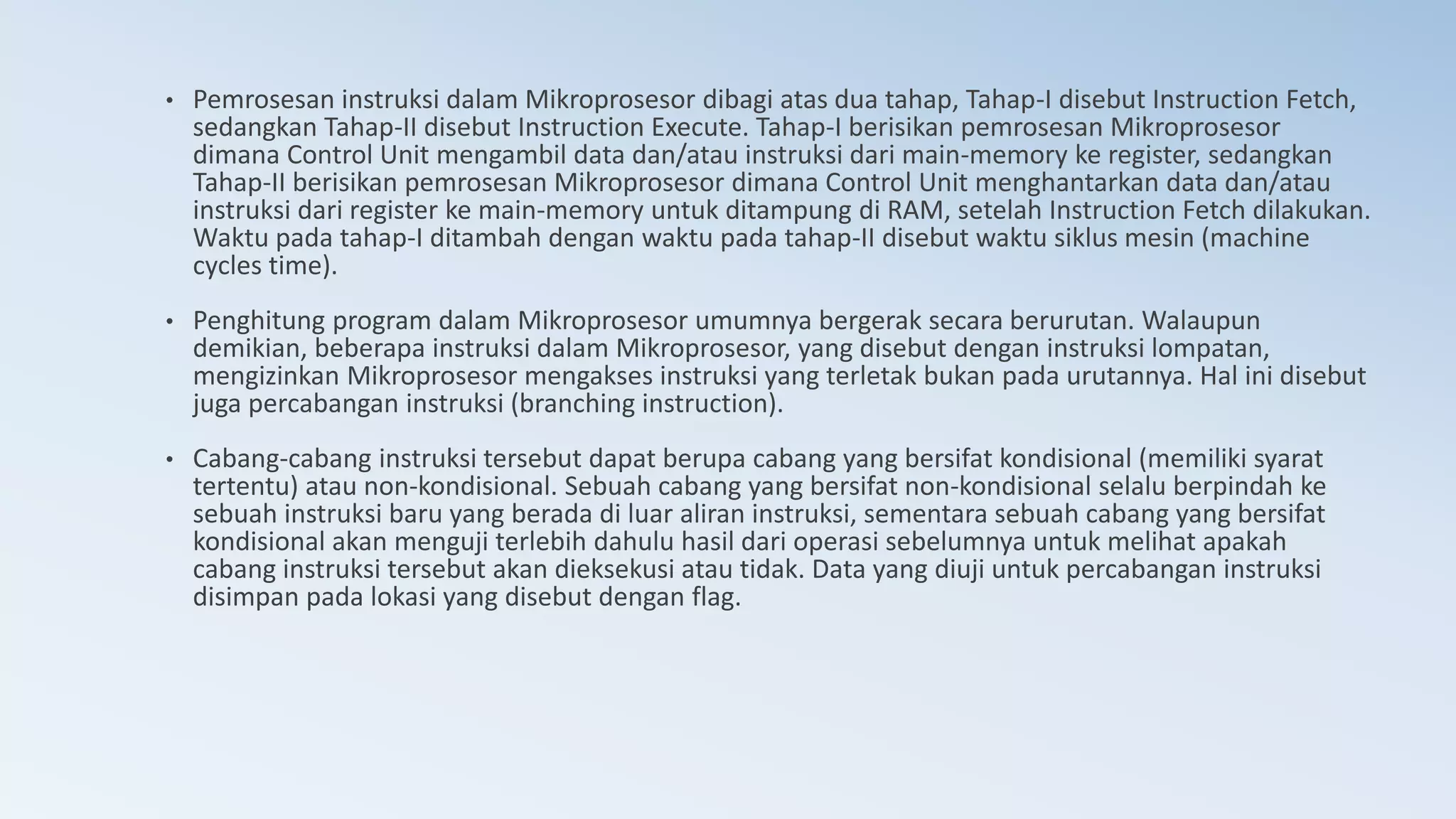 Mikroprosesor dan Mikrokontroler | PPTX