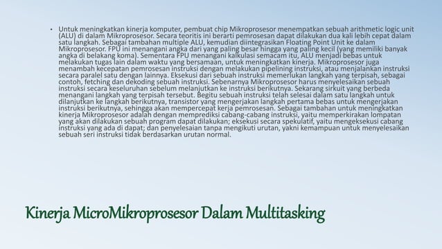 Mikroprosesor dan Mikrokontroler | PPTX