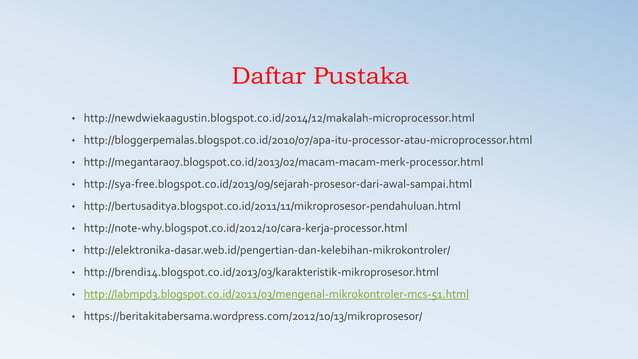 Mikroprosesor dan Mikrokontroler | PPTX
