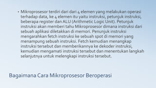Mikroprosesor dan Mikrokontroler | PPTX