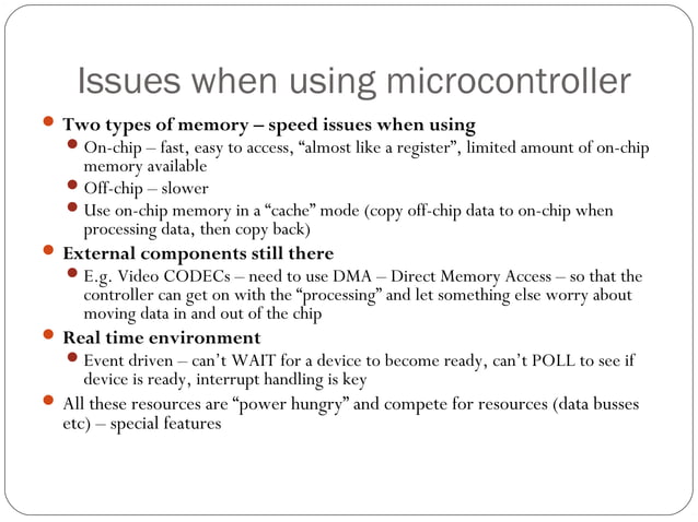 Microprocessor & microcontroller | PPT