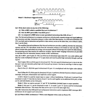 Microprocessor paper 1 with solutions | PDF