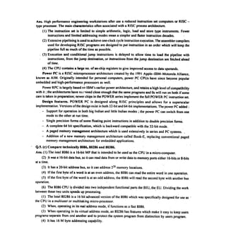 Microprocessor paper 1 with solutions | PDF