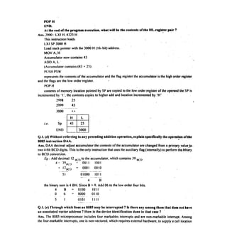 Microprocessor paper 1 with solutions | PDF