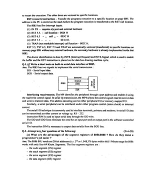 Microprocessor paper 1 with solutions | PDF