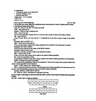 Microprocessor paper 3 with solutions | PDF