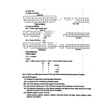 Microprocessor paper 3 with solutions | PDF