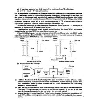 Microprocessor paper 3 with solutions | PDF