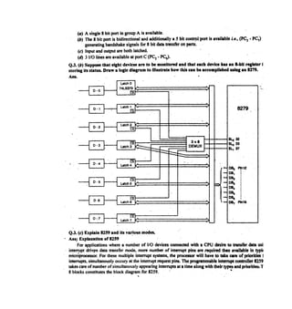 Microprocessor paper 3 with solutions | PDF