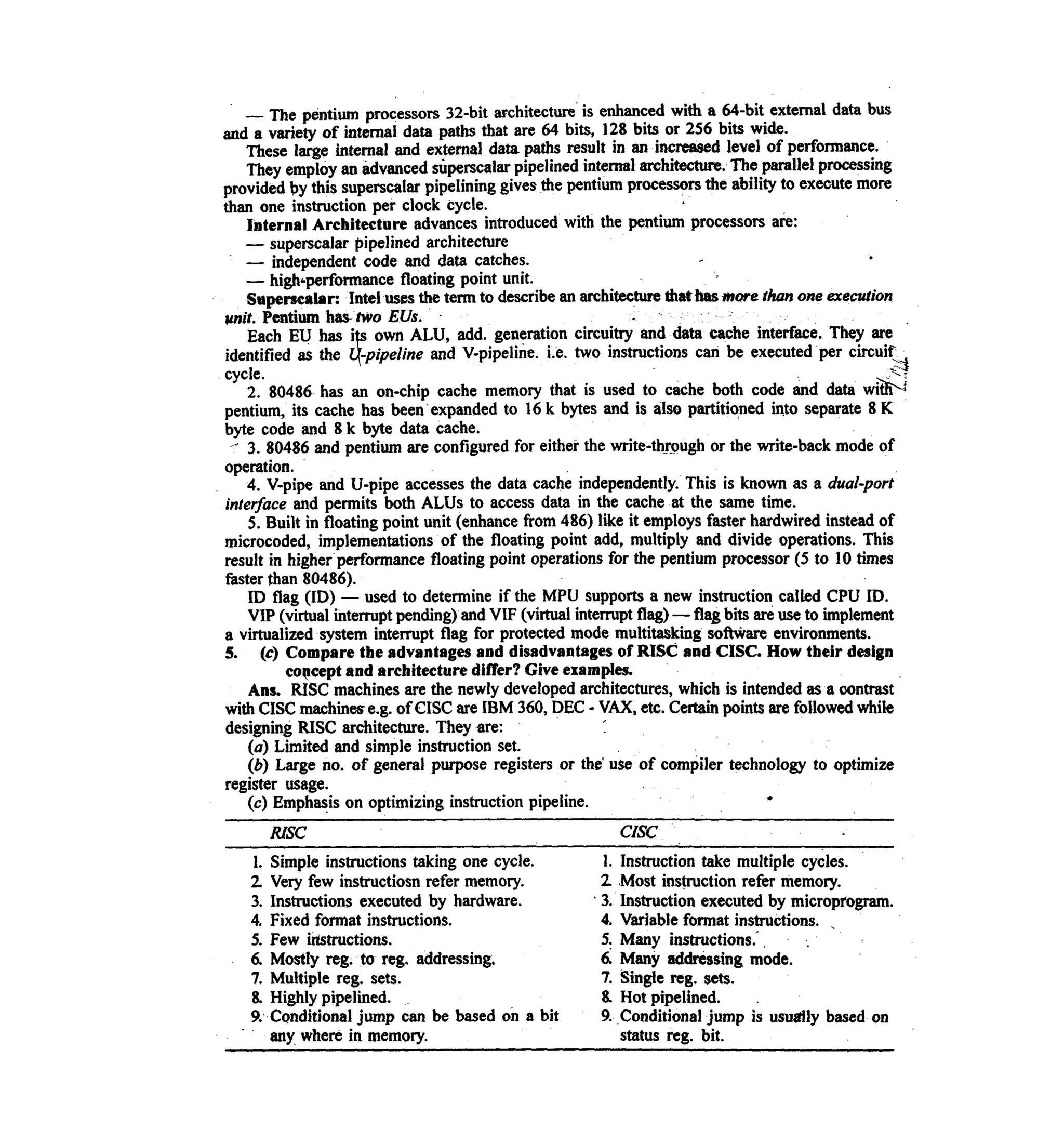 Microprocessor paper 4 with solutions | PDF
