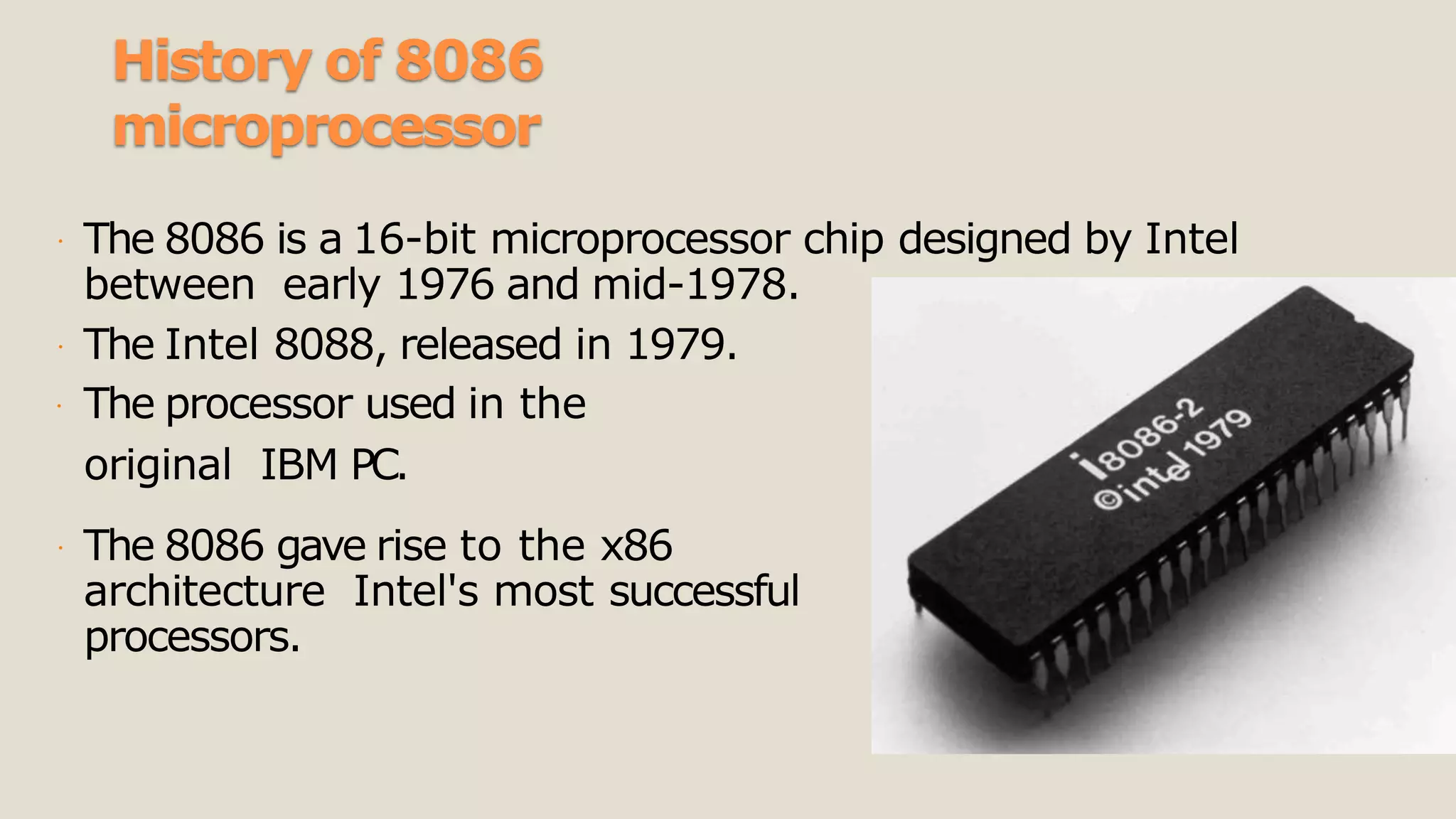 Microprocessor presentation | PPTX