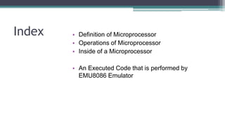 Introduction to Microprocessor & Code | PPT
