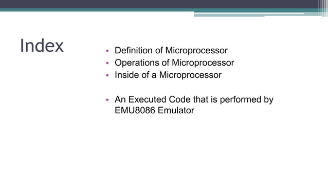 Introduction to Microprocessor & Code | PPT