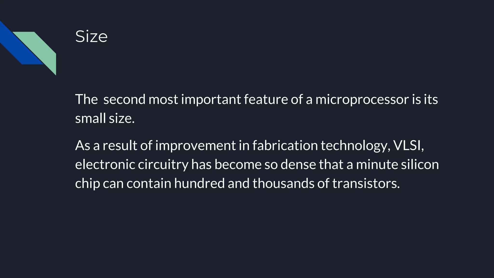 Microprocessor presentation | PPTX