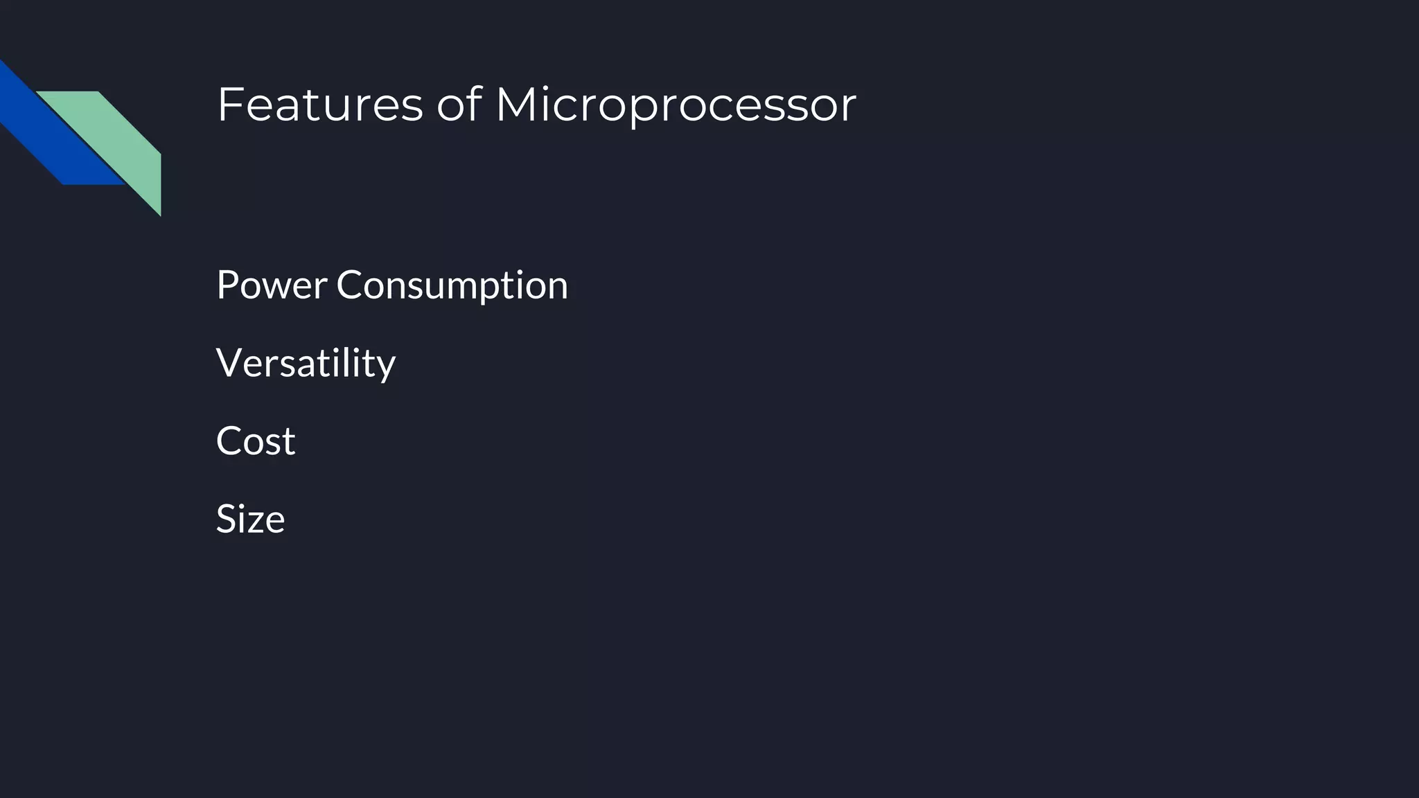 Microprocessor presentation | PPTX