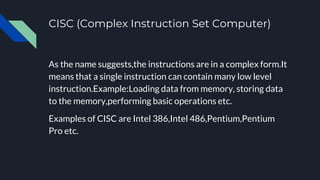 Microprocessor presentation | PPTX
