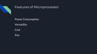 Microprocessor presentation | PPTX