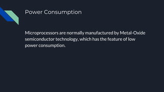 Microprocessor presentation | PPTX