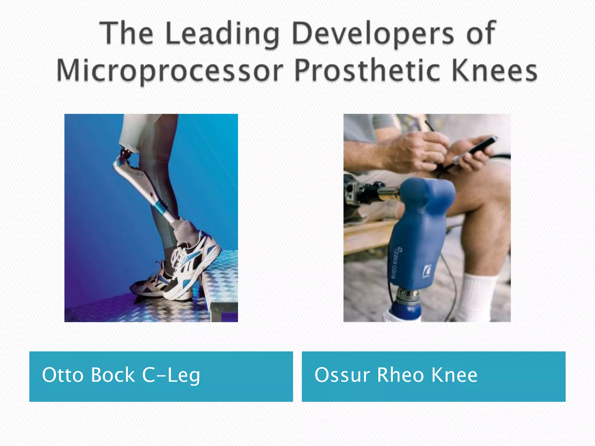 Microprocessor Prosthetic Knee Presentation | PPTX