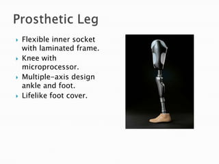 Microprocessor Prosthetic Knee Presentation | PPTX