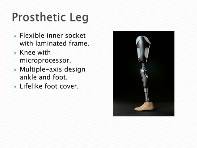 Microprocessor Prosthetic Knee Presentation | PPTX