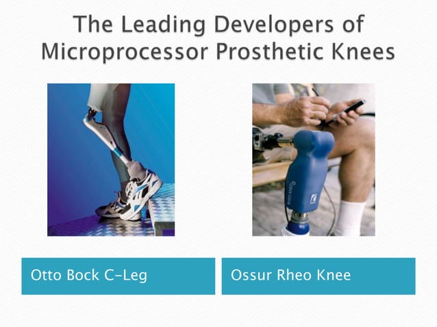 Microprocessor Prosthetic Knee Presentation | PPTX
