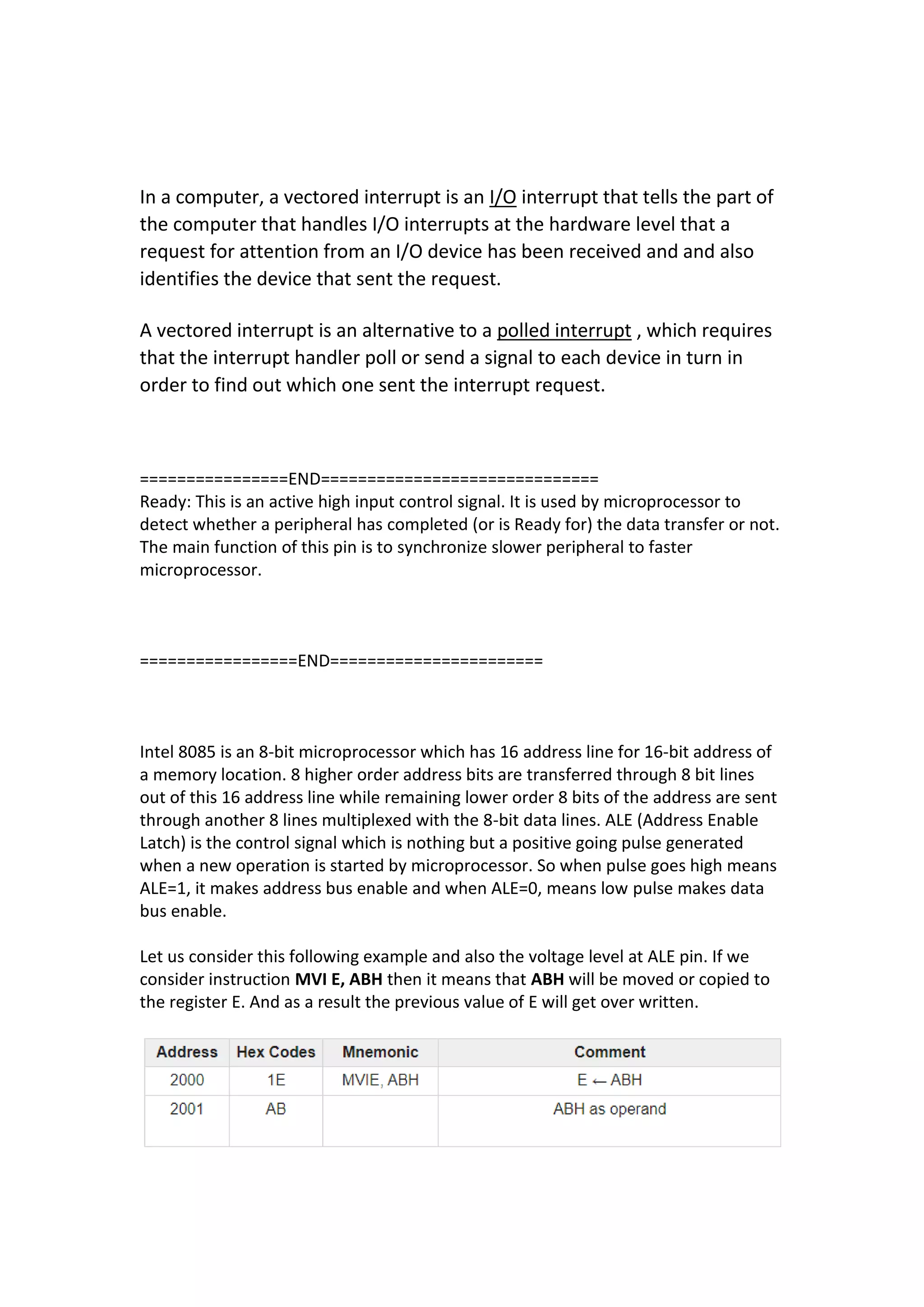 Microprocessor questions converted | PDF