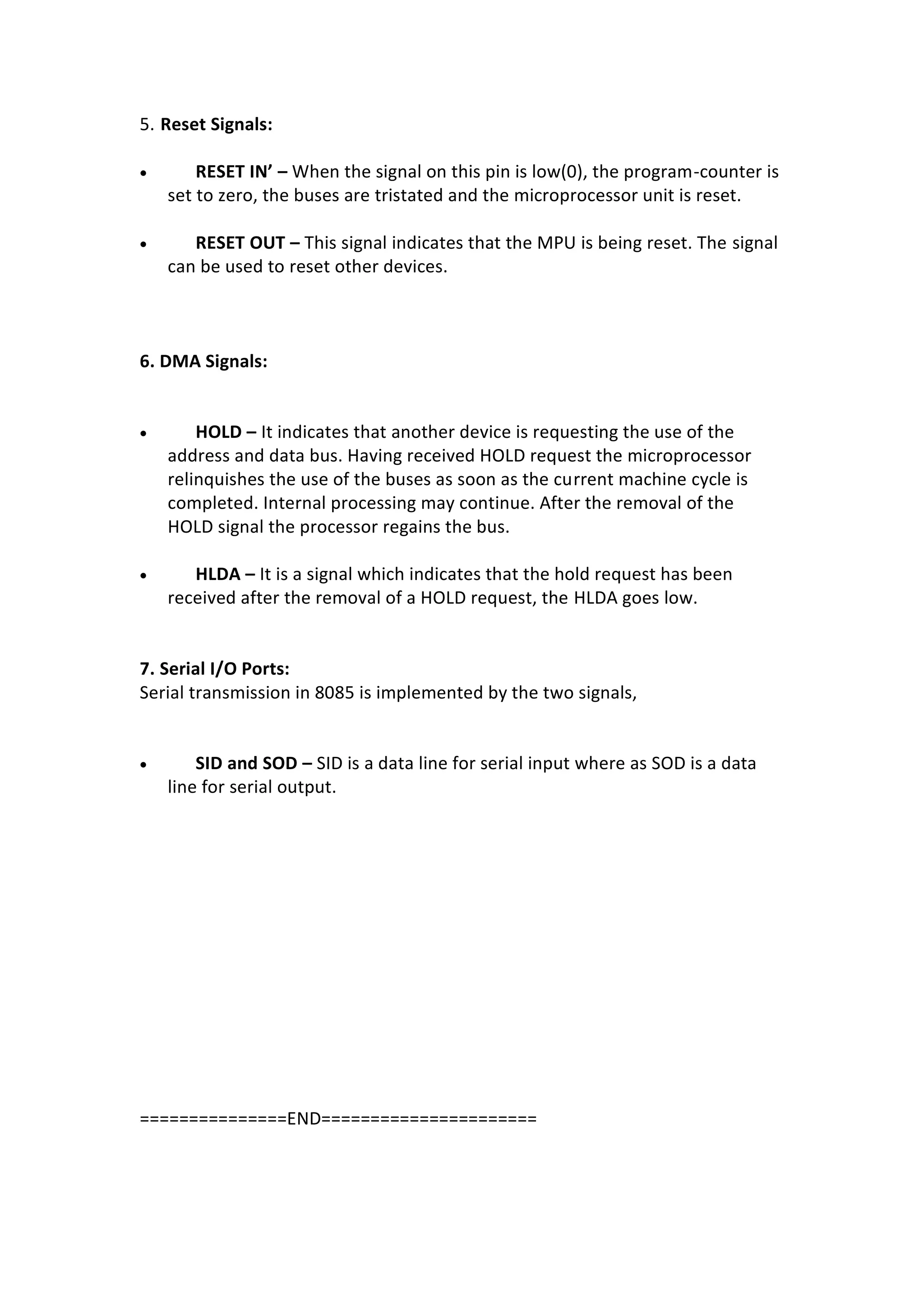 Microprocessor questions converted | PDF