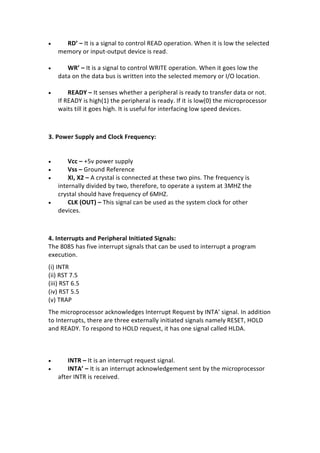 Microprocessor questions converted | PDF