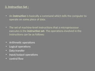 Microprocessor rushil microprocessor for computer .pptx