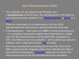 Microprocessor rushil microprocessor for computer .pptx