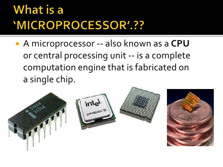 Microprocessors 3759