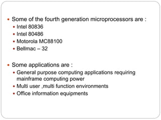 Microprocessors | PPTX