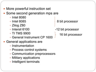 Microprocessors | PPTX