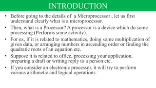 Microprocessors basics | PPT