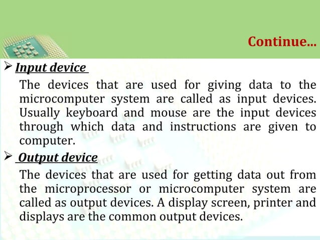 Origin of Microprocessor and Classification of Microprocessor | PPT