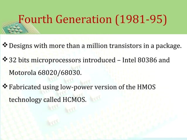 Origin of Microprocessor and Classification of Microprocessor | PPT