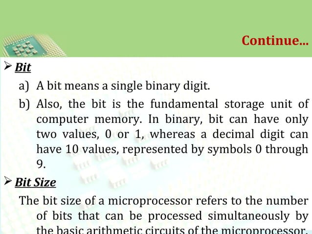 Origin of Microprocessor and Classification of Microprocessor | PPT